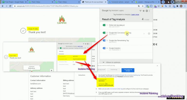 Google Ads Conversion Server side eCommerce Setup