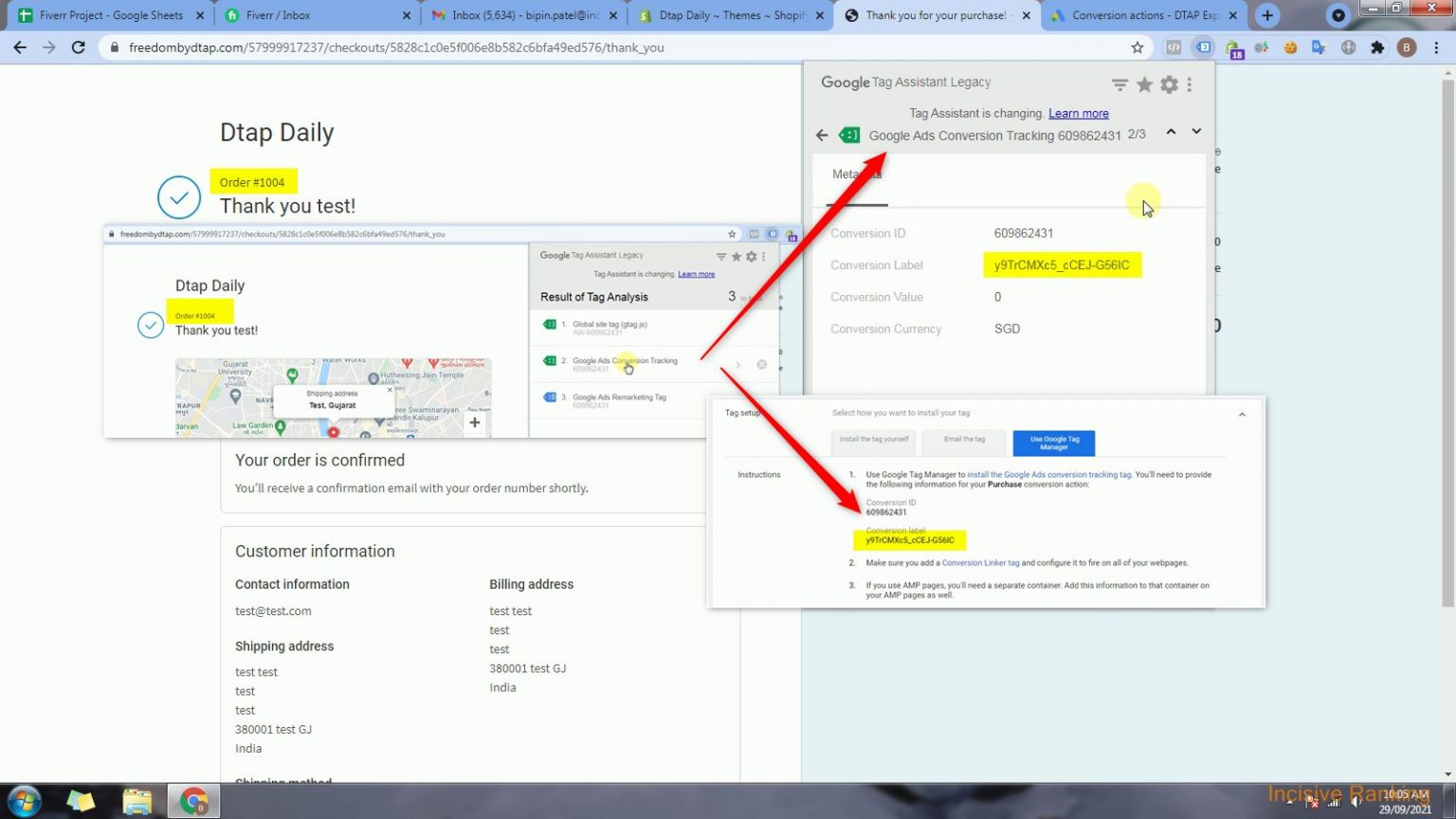 Google Ads Conversion Server side eCommerce Setup