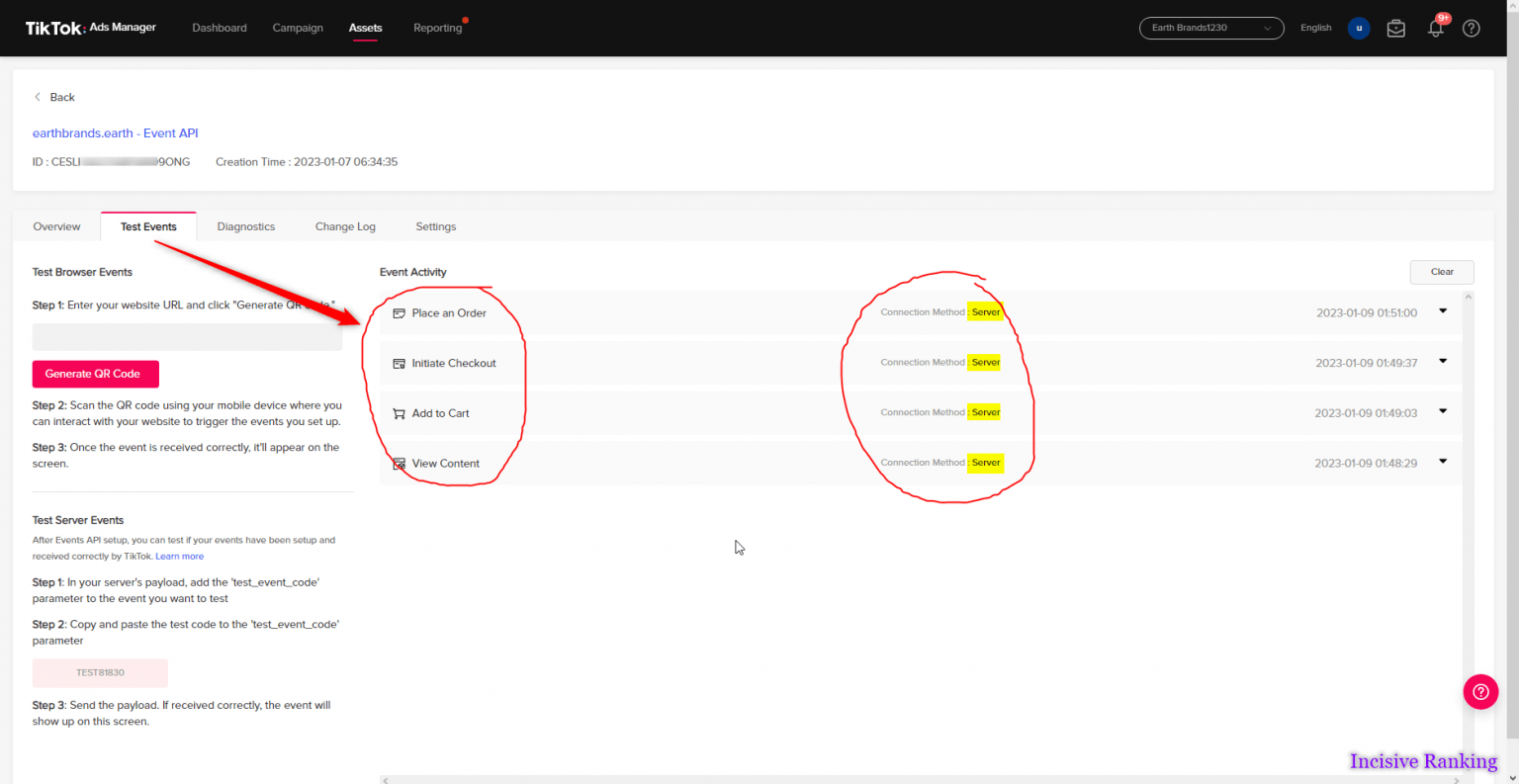TikTok Event API (Server Side) and Pixel Setup
