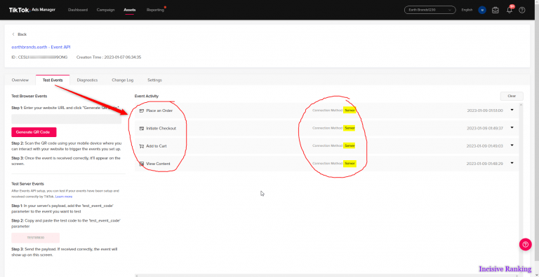 TikTok Event API (Server Side) and Pixel Setup